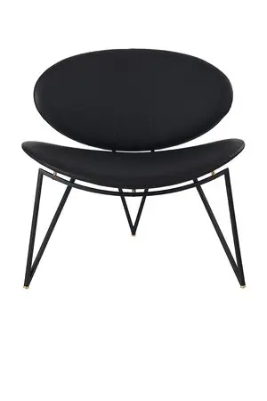 AYTM Semper Lounge Chair - Black & Black