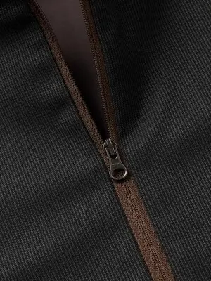 AMOMENTO Striped Wool-blend Jacket