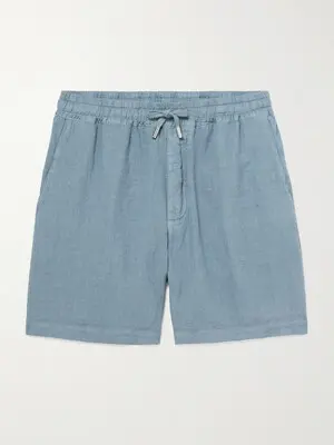 Altea Samuel Straight-leg Linen Shorts