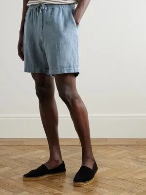 Altea Samuel Straight-leg Linen Shorts