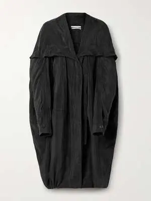 Another Tomorrow Oversized Hooded Tencel Lyocell Jacket