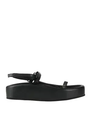 MAISON MARGIELA Leather Technical Wedge Sandals