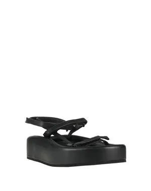 MAISON MARGIELA Leather Technical Wedge Sandals
