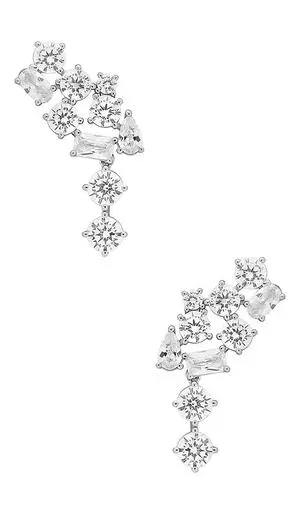 Shashi Jacklyn Dangle Earrings - Silver