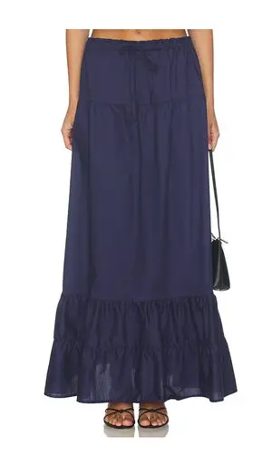 Peixoto Riley Maxi Skirt - Navy
