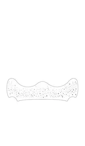 FAZIT BEAUTY Glitter Freckle Makeup Patches - Silver