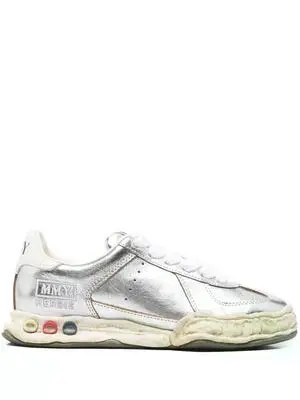 Mihara Yasuhiro Silver Tone Sneakers For Women
