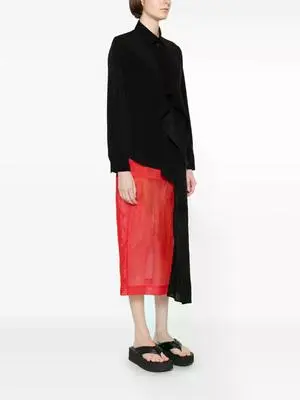 Yohji Yamamoto Drape-panel Shirt