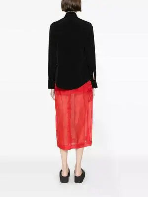 Yohji Yamamoto Drape-panel Shirt