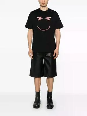 Givenchy Unicorns-embroidered Cotton T-shirt - Black