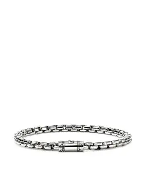 John Hardy Sterling Silver Box Chain Bracelet - Grey