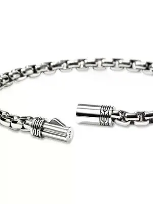 John Hardy Sterling Silver Box Chain Bracelet - Grey