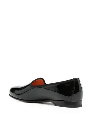Santoni Leather Slippers