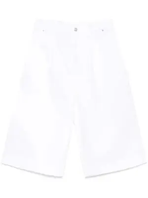 Moschino Cotton Shorts - White