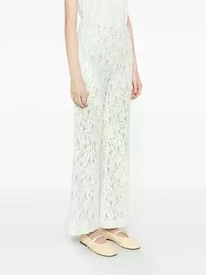TWINSET Lace Trousers - Green