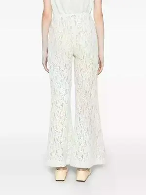 TWINSET Lace Trousers - Green