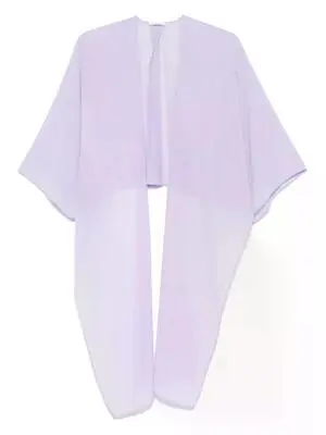 Patrizia Pepe Georgette Stole - Purple