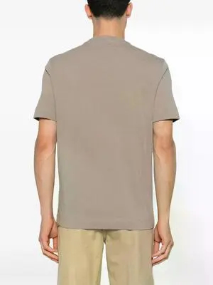 Emporio Armani Waves-jacquard T-shirt