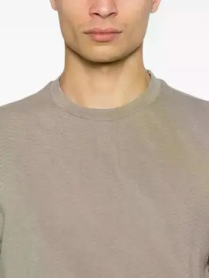 Emporio Armani Waves-jacquard T-shirt