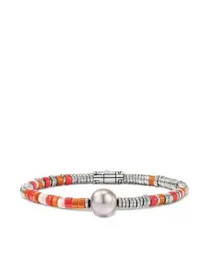 John Hardy Heishi Beaded Bracelet - Silver