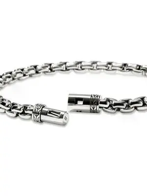 John Hardy Sterling Box Chain Bracelet - Silver