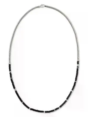 John Hardy Sterling Silver Heishi Necklace - Black