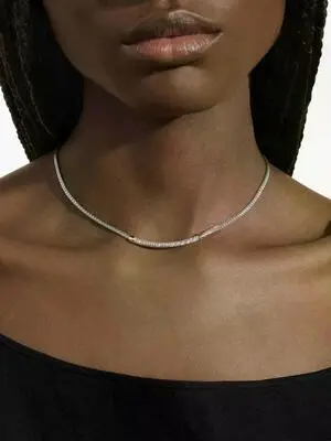 John Hardy 14k Yellow Gold And Sterling Diamond Pavé Necklace - Silver