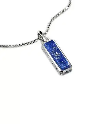 John Hardy Lapis Lazuli Pendant Necklace - Silver