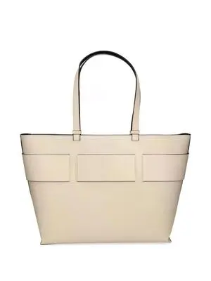 Armani Exchange Logo-plaque Tote Bag - Neutrals