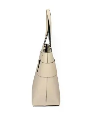 Armani Exchange Logo-plaque Tote Bag - Neutrals