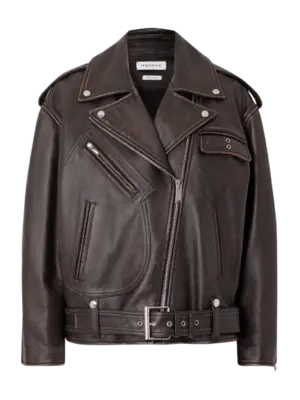 Brown Leather Biker Jackets