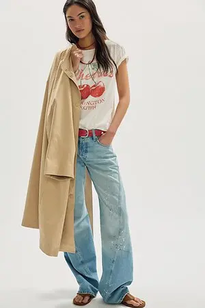 Free People We The Free Nova Graphic Tee - Cherry Combo