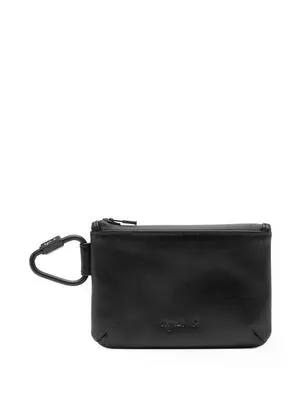 AGNÈS B. Leather Coin Case - Black