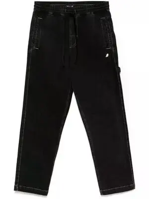 AGNES B. Baggy-fit Jeans - Black