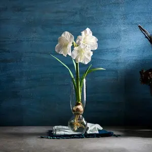 THE COLLECTIVE Pebbled Bulb Vase - Clear
