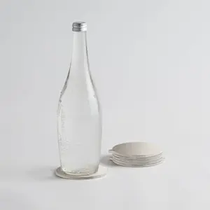 THE COLLECTIVE Coasters Set Of 6 - Nickel