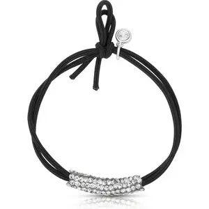 Ettika Crystal Hair Tie - Silver