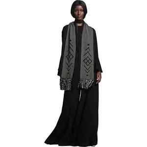 Voz Mapu Scarf - Black/charcoal