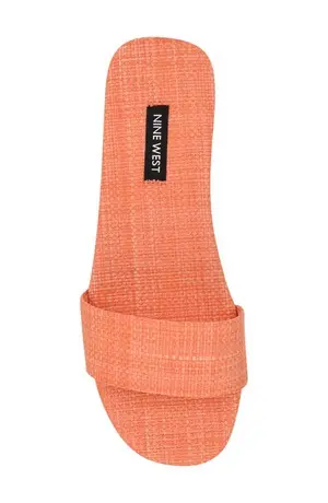 Nine West Lolipop Slide Sandal - Orange