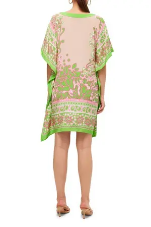 Trina Turk Theodora Floral Print Caftan Dress