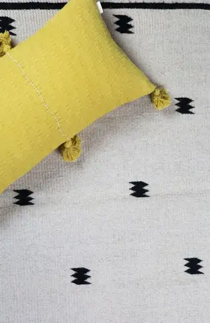 ARCHIVE NEW YORK Zapotec Dot Handwoven Flatweave Wool Rug