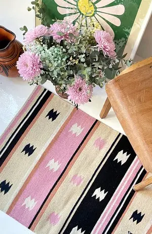 ARCHIVE NEW YORK Zapotec Multi Handwoven Flatweave Wool Rug