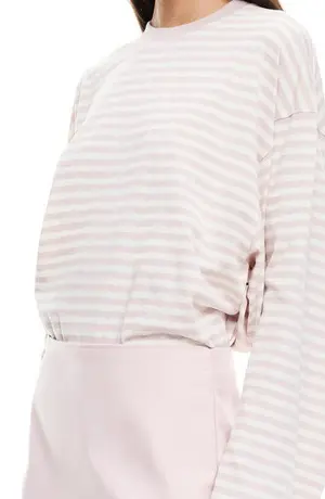 Lioness Bloom Stripe Top - Blush Stripe