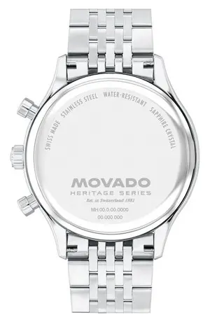 Movado Calendoplan Chronograph Bracelet Watch