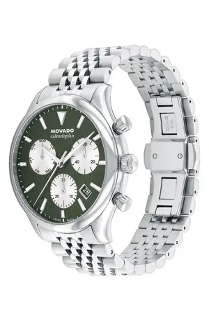 Movado Calendoplan Chronograph Bracelet Watch