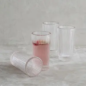 THE COLLECTIVE Tall Glassesset Of 4 - Clear