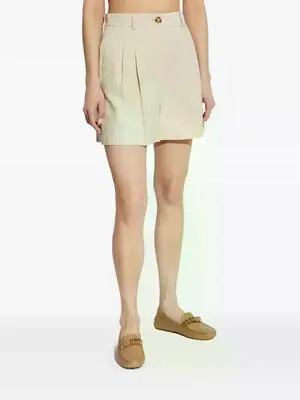 Paul Smith Pleated High-rise Shorts