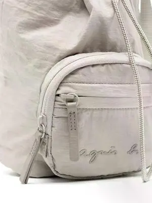 AGNÈS B. Mini Logo Messenger Bag