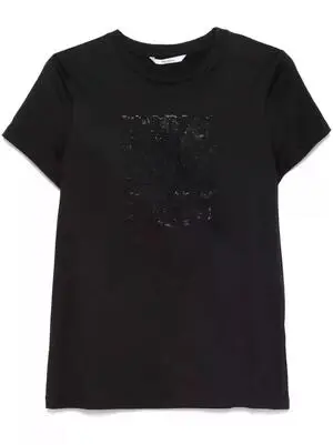 Max Mara Logo Detail T-shirt - Black
