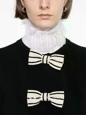Valentino Garavani Embellished-bow Cardigan